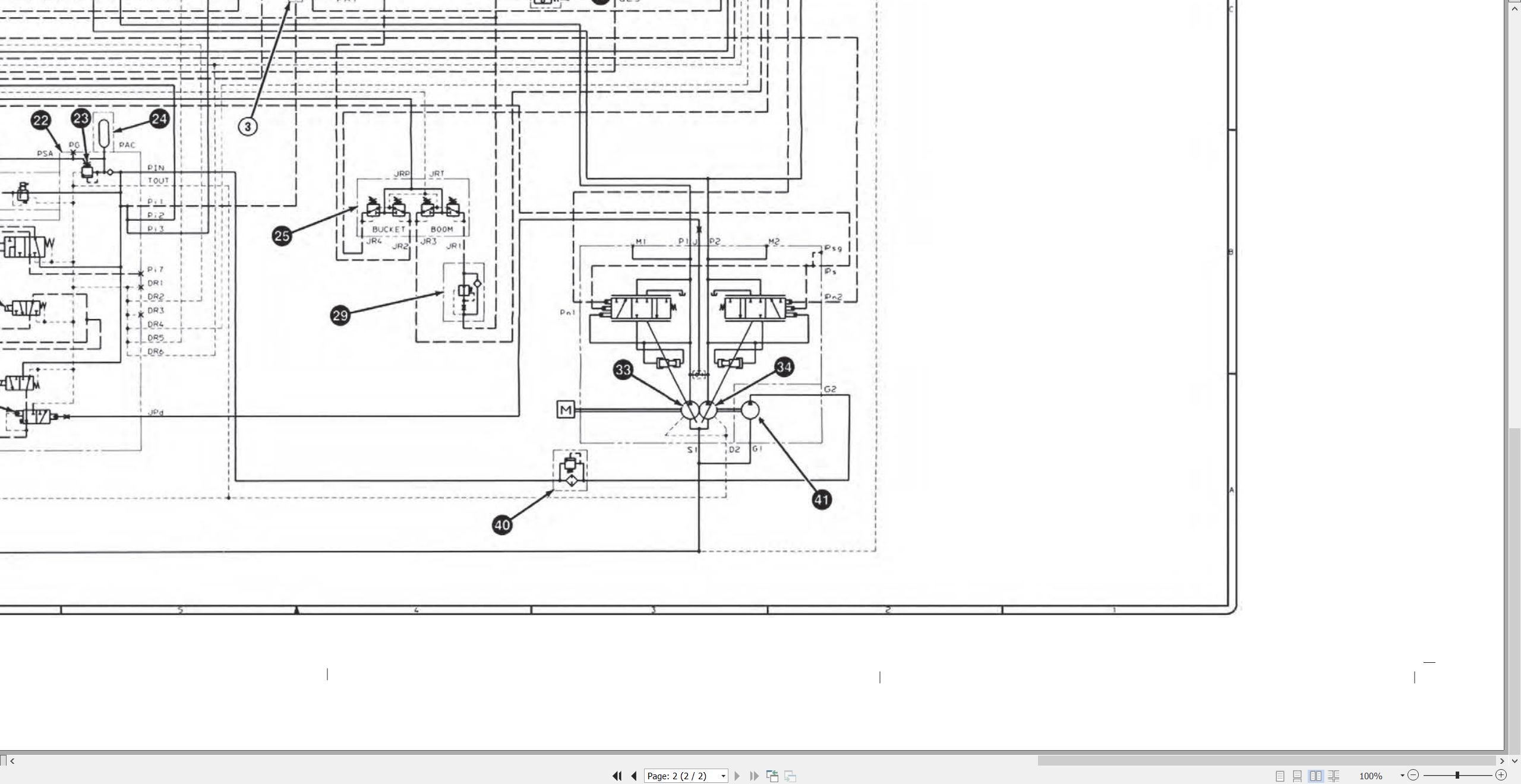 CAT Excavator 320 L Electrical Schematic Hydraulic Schematic
